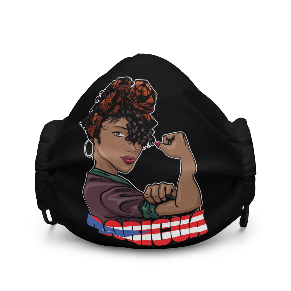 Premium face mask- Boricua Women – Queen Boricua